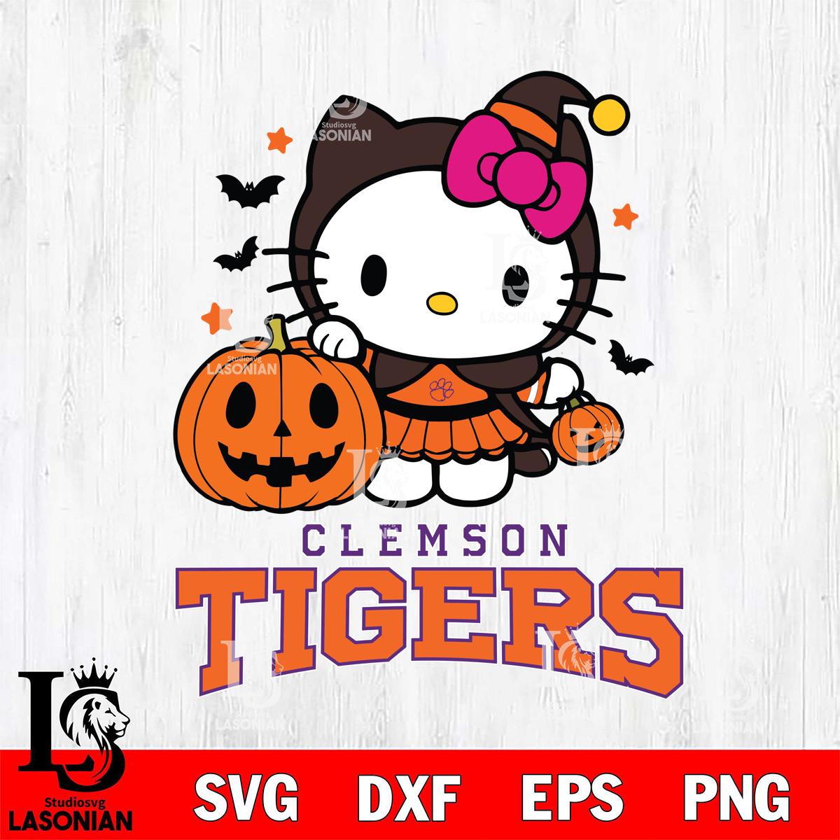 Clemson Tigers Hello Kitty Horror 1 – lasoniansvg