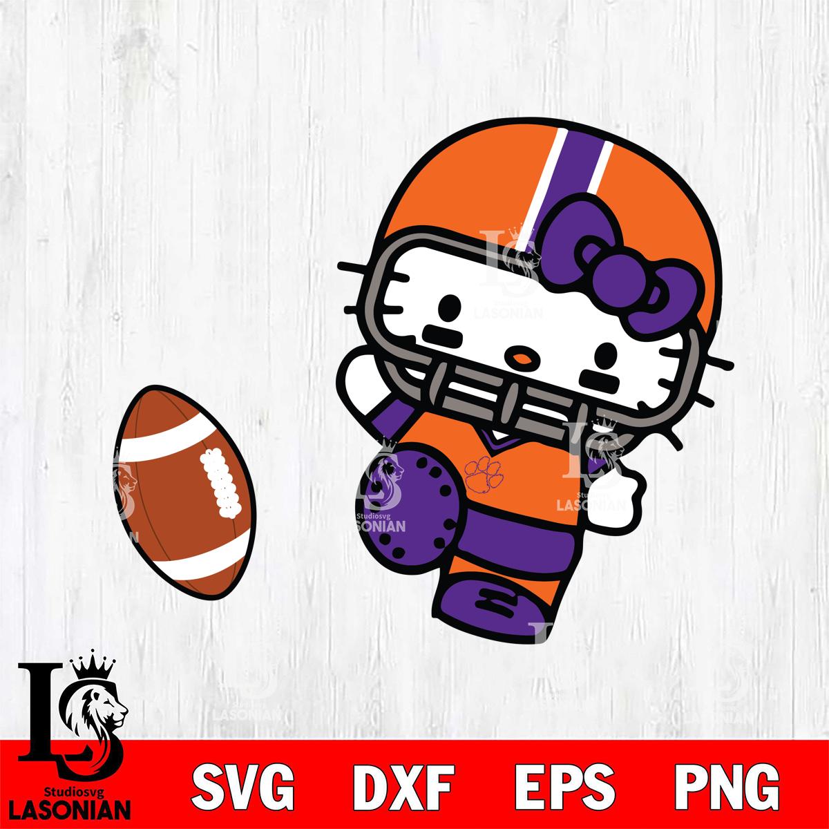 Clemson Tigers Hello Kitty sport 12 – lasoniansvg