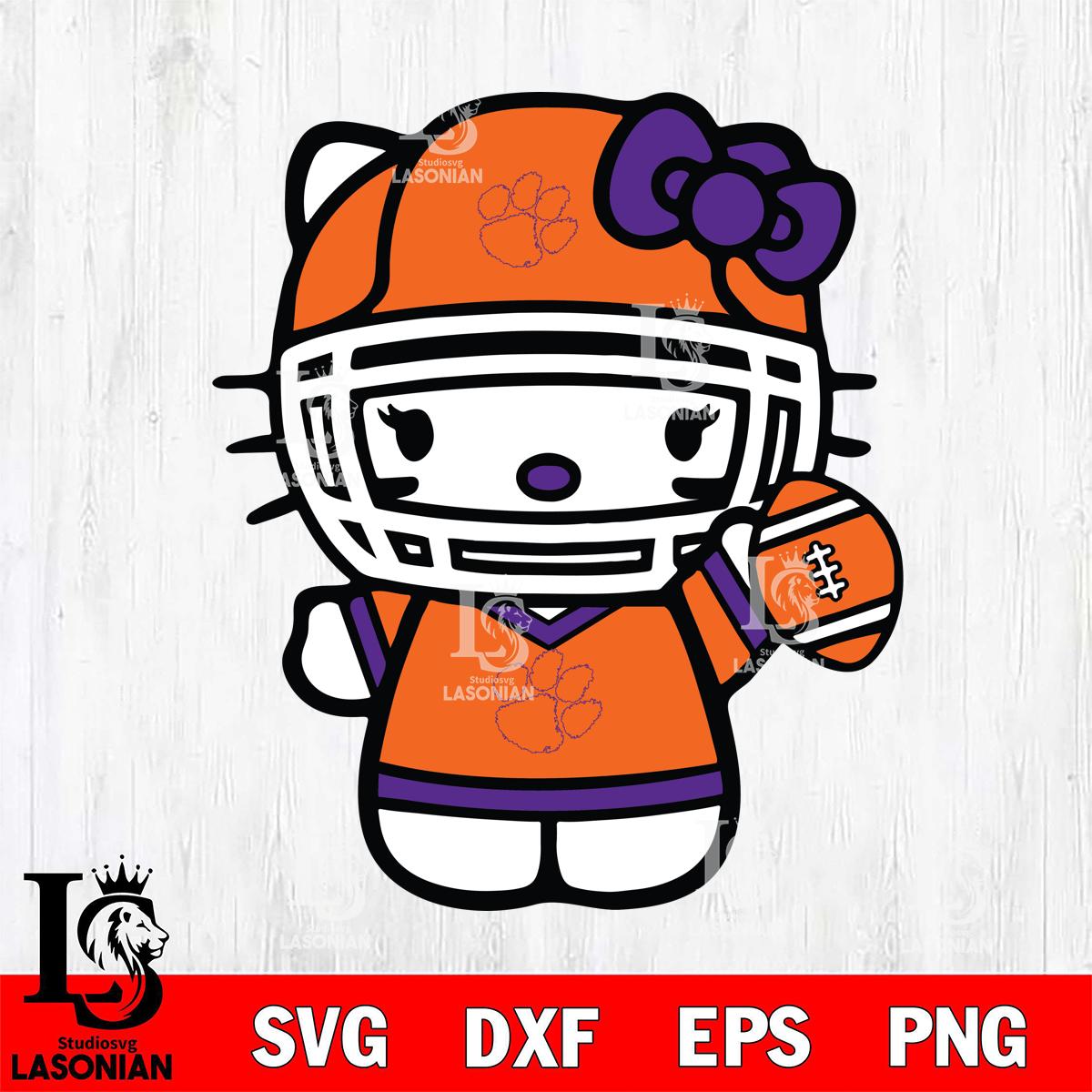 Clemson Tigers Hello Kitty sport 6 – lasoniansvg
