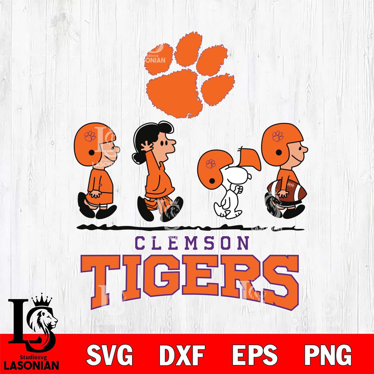 Clemson Tigers Snoopy Sport 12 – lasoniansvg