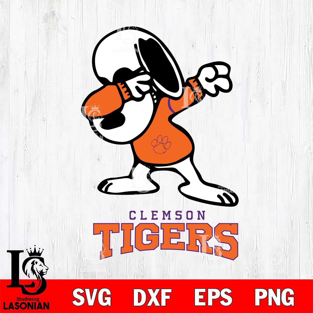 Clemson Tigers Snoopy Sport 3 – lasoniansvg
