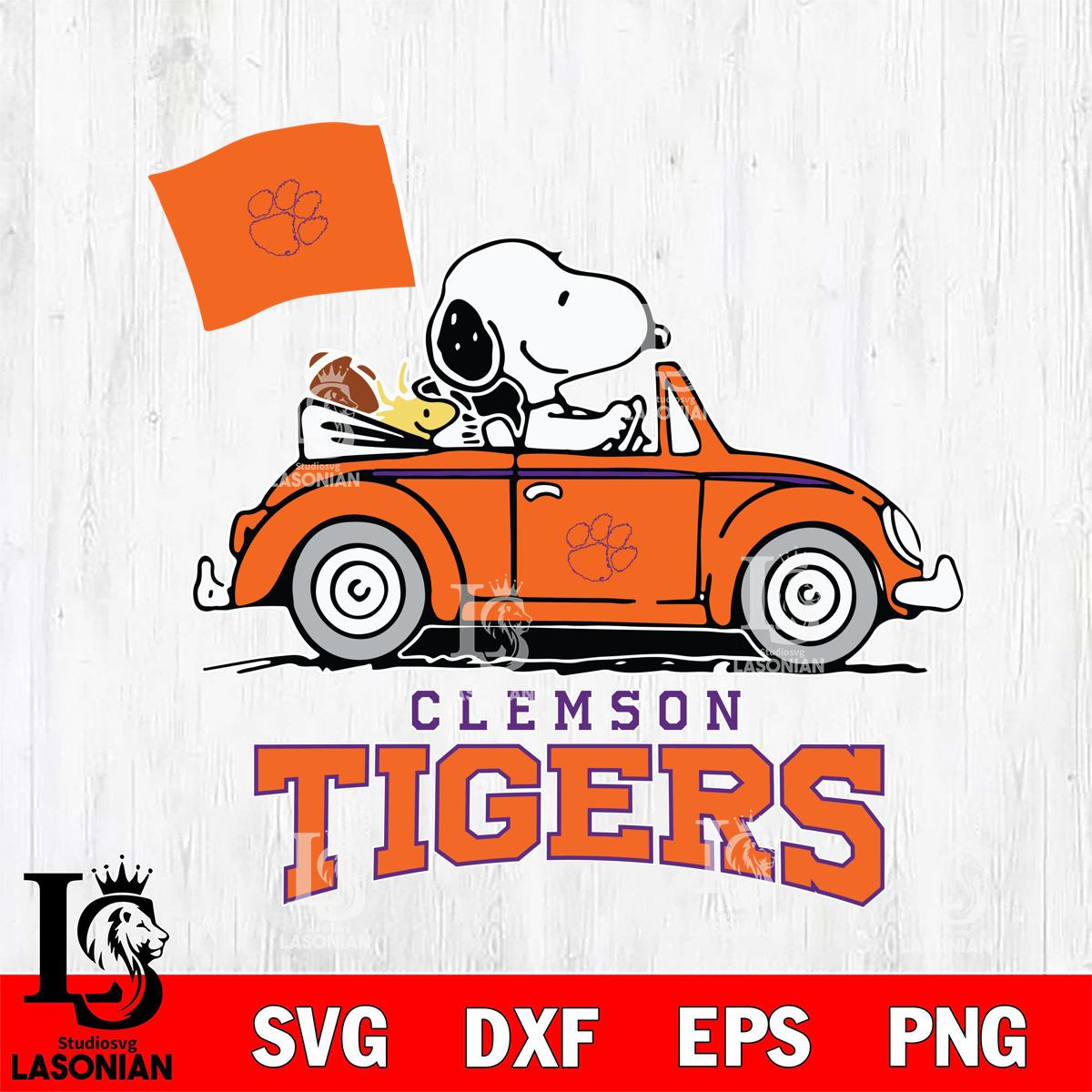 Clemson Tigers Snoopy Sport 5 – lasoniansvg