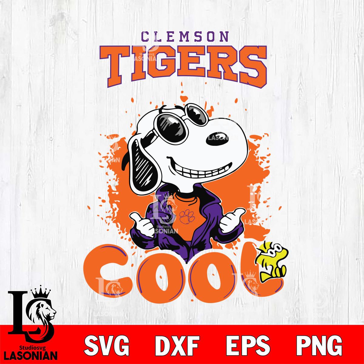 Clemson Tigers Snoopy Sport 7 – lasoniansvg