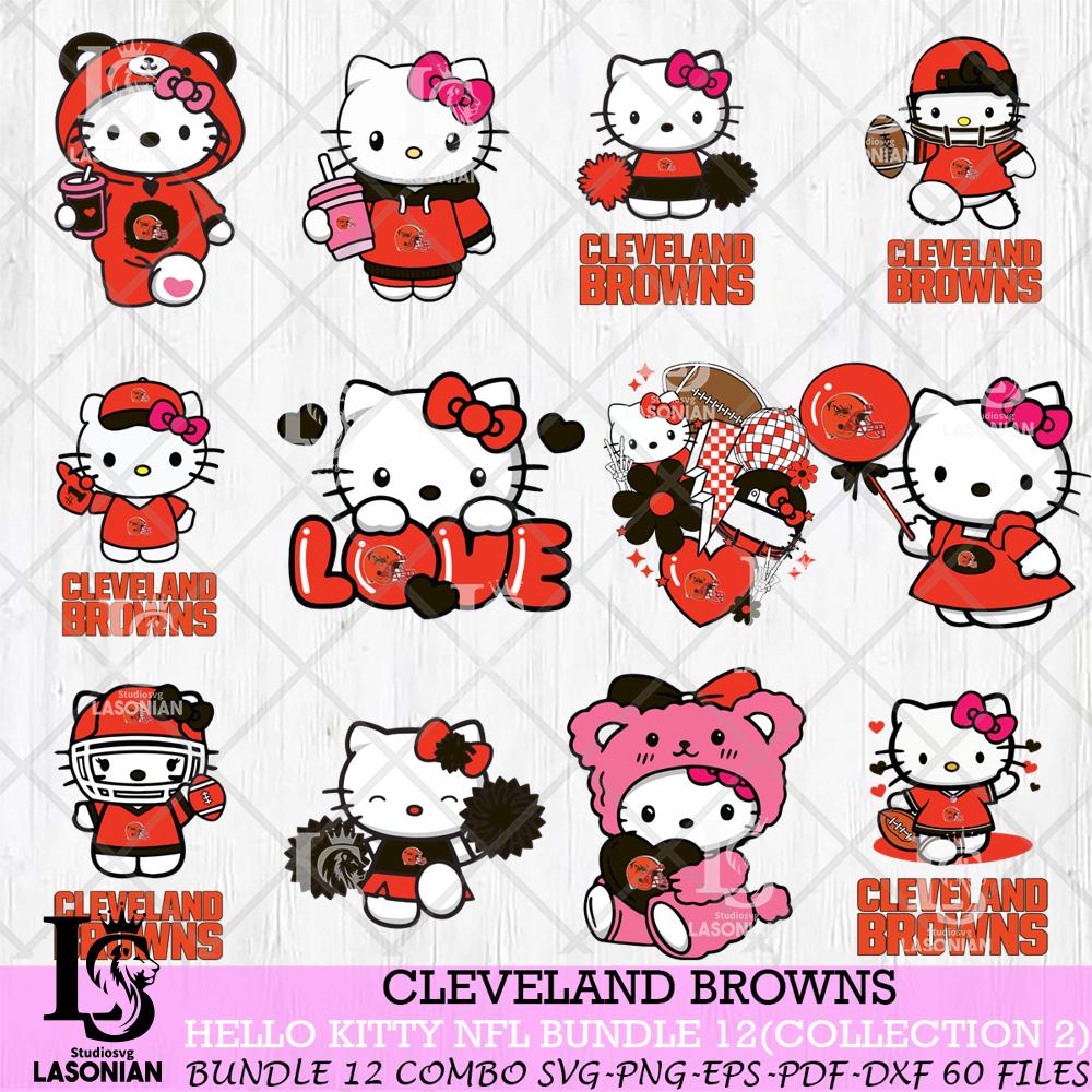 Cleveland Browns Hello Kitty Bundle 12 SVG – lasoniansvg