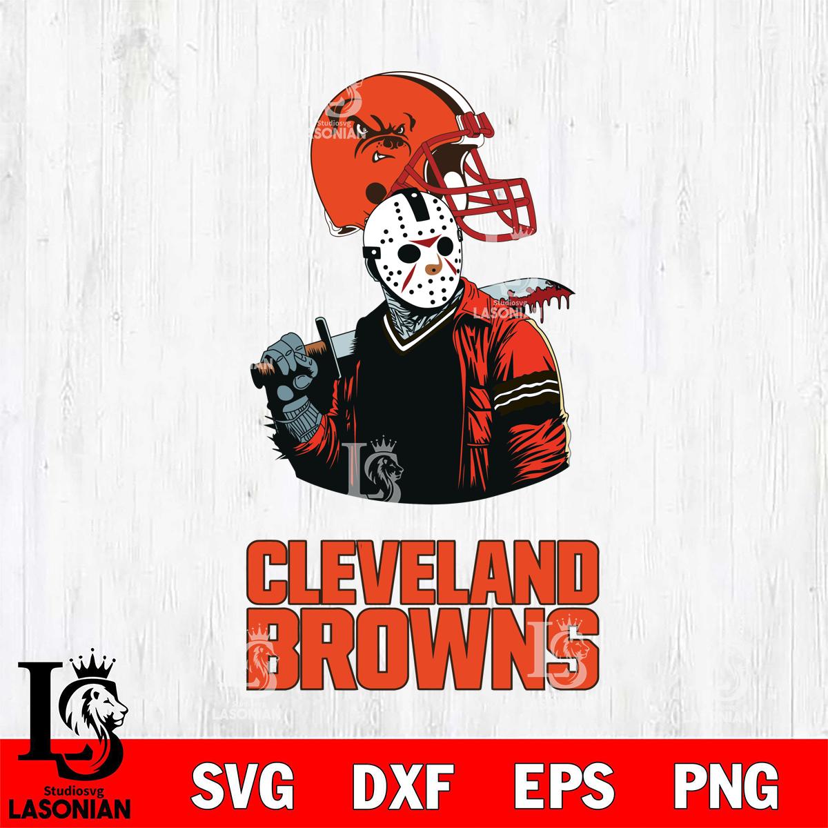 Cleveland Browns Jason Voorhees 10 – lasoniansvg