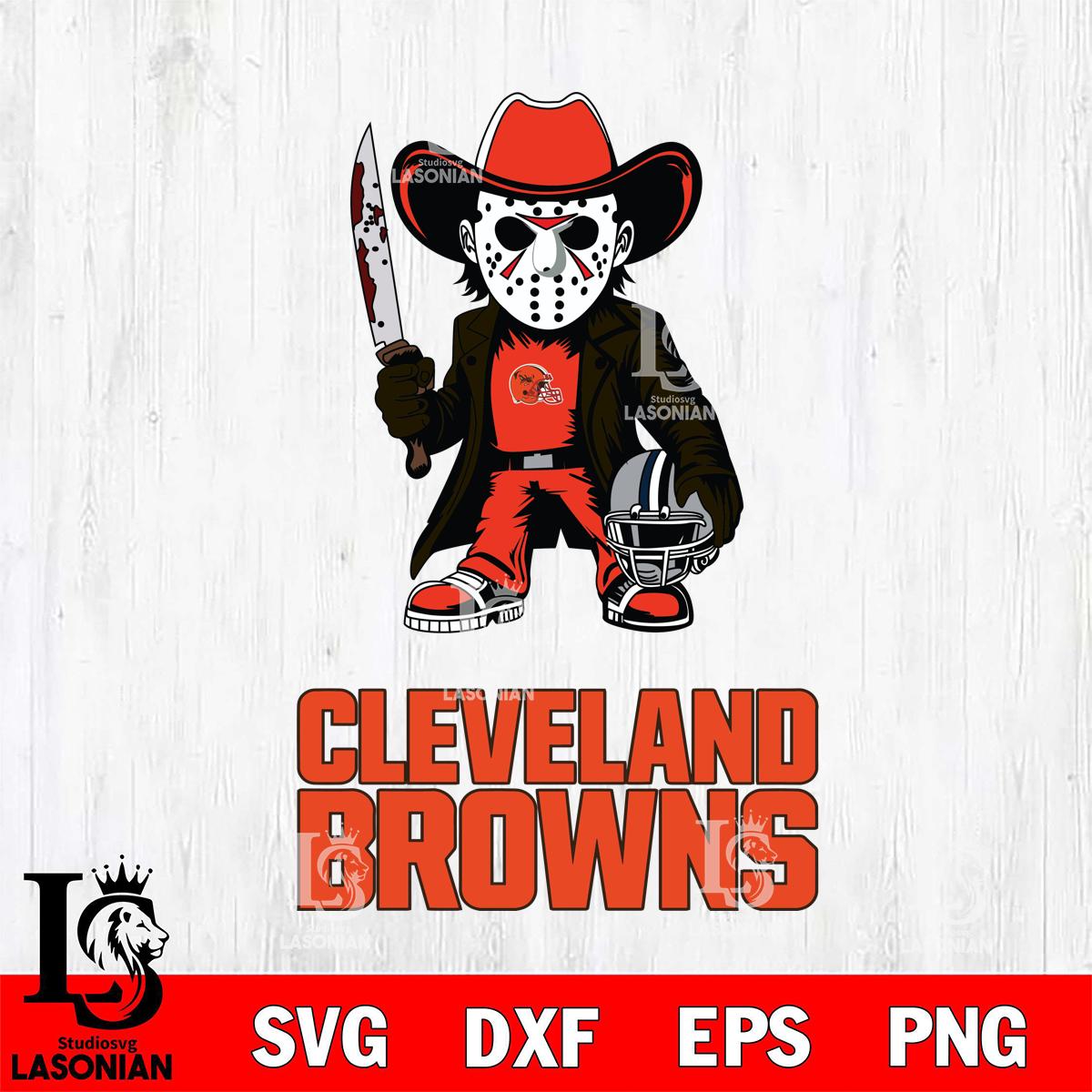 Cleveland Browns Jason Voorhees 3 – lasoniansvg
