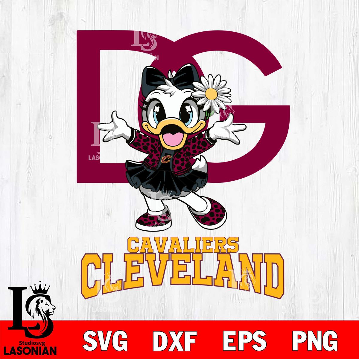 Cleveland Cavaliers Dolce And Gabbana Daisy Duck Disney – lasoniansvg