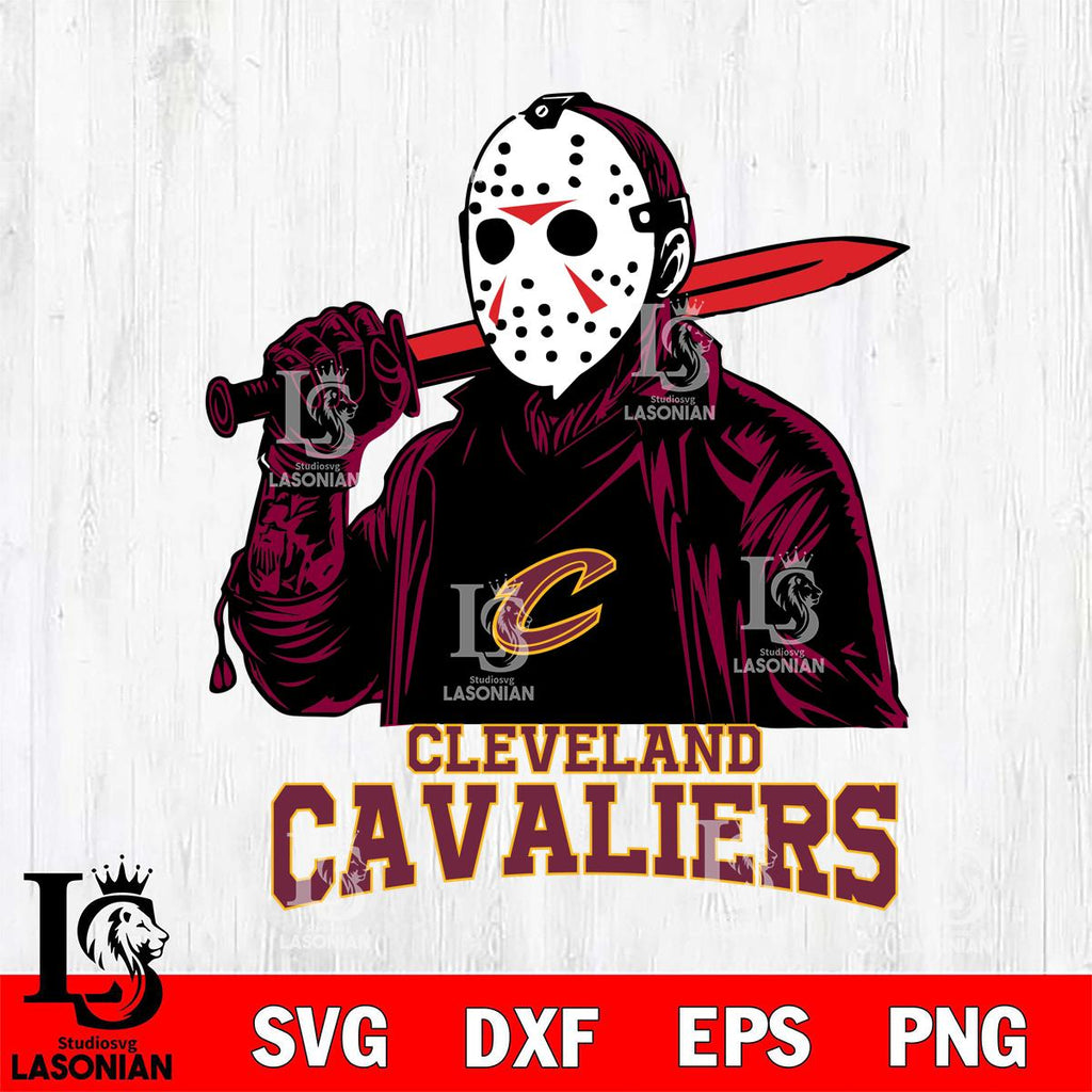 Cleveland Cavaliers Jason Voorhees Horror 12 – lasoniansvg
