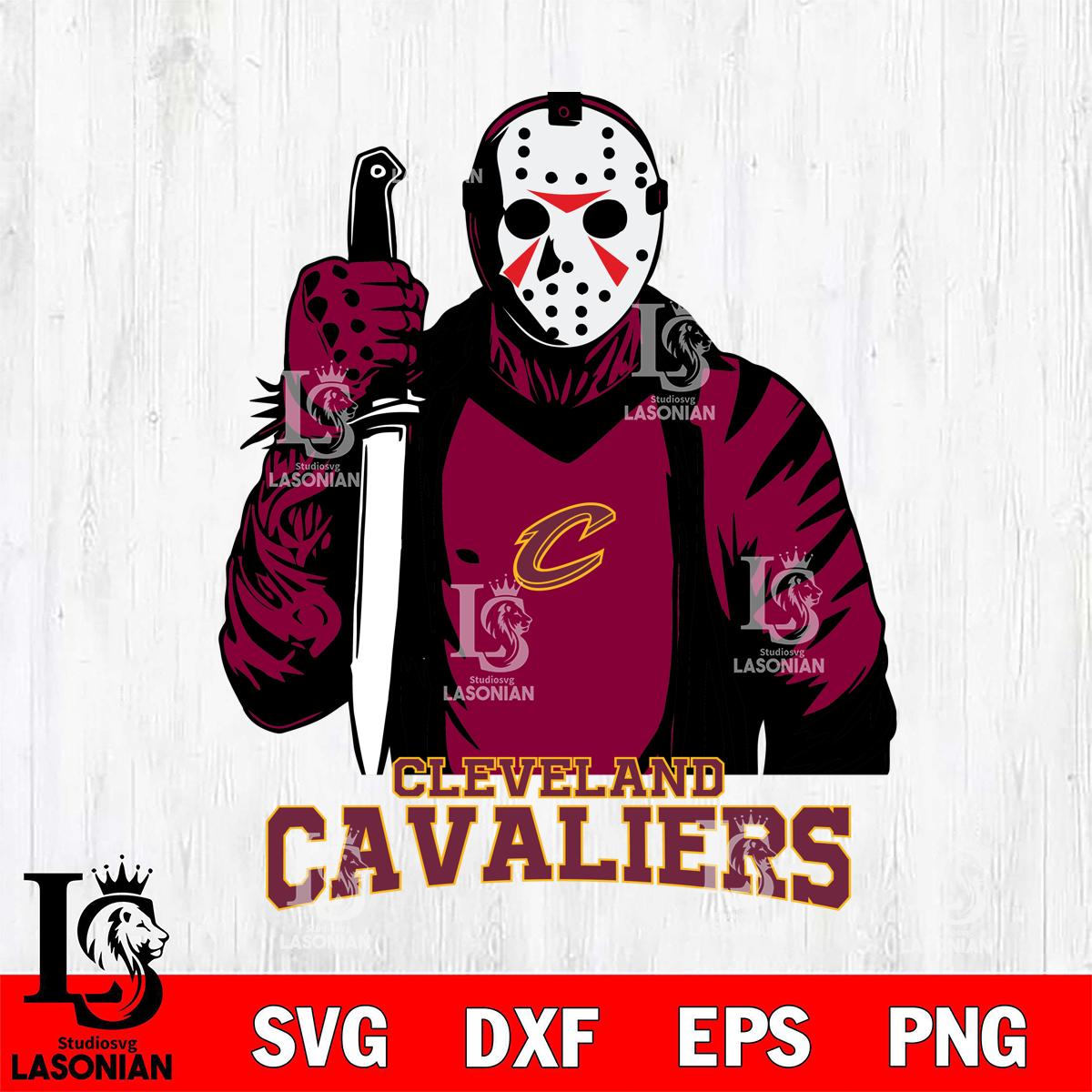 Cleveland Cavaliers Jason Voorhees Horror 3 – lasoniansvg
