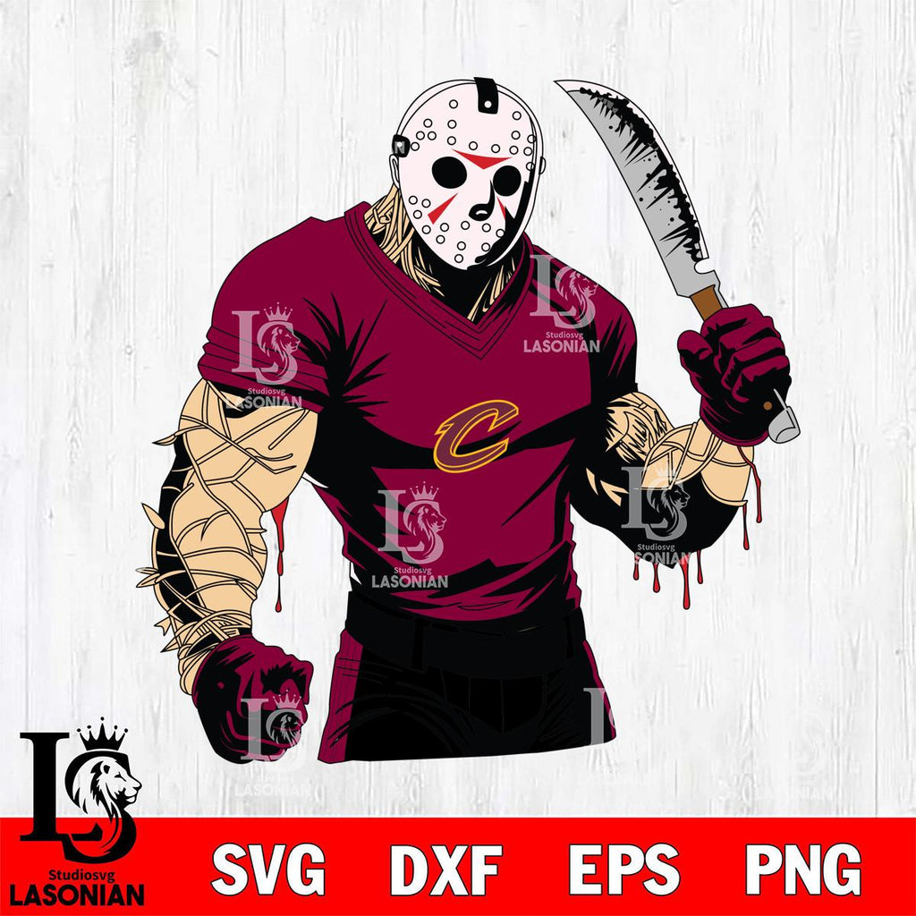 Cleveland Cavaliers Jason Voorhees Horror 8 – lasoniansvg