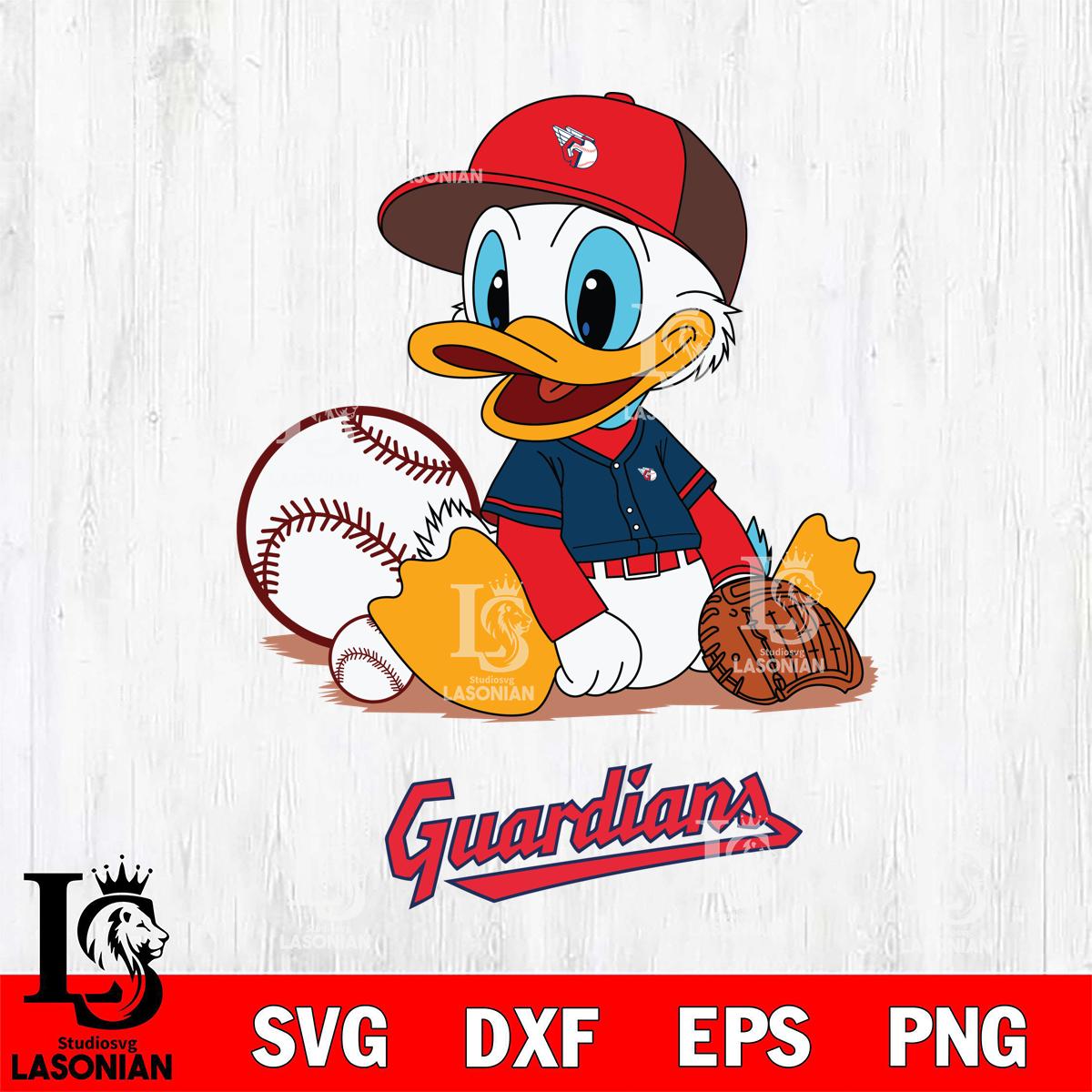Cleveland Guardians Donald Duck Baseball Sport – lasoniansvg