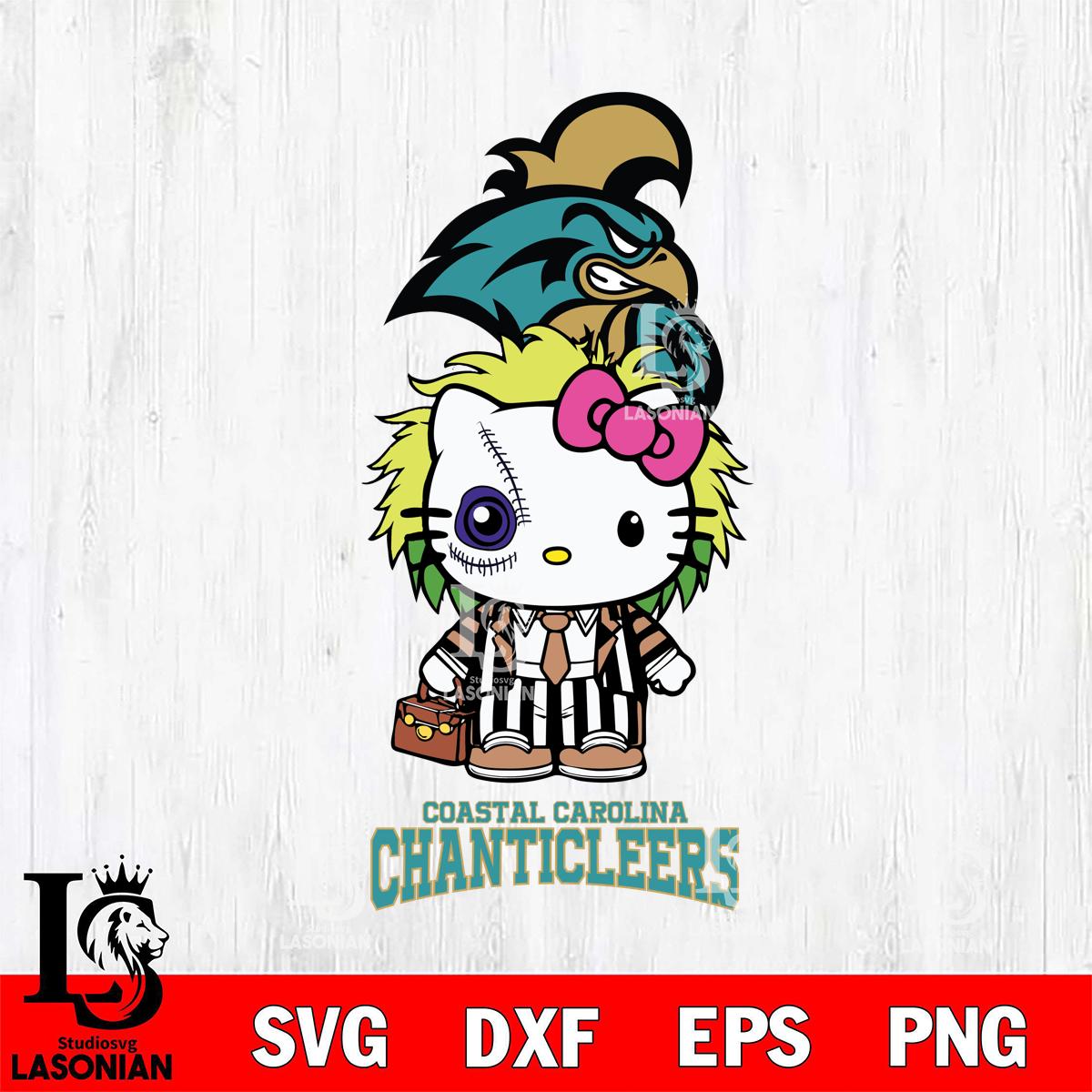 Coastal Carolina Chanticleers Hello Kitty Horror 8 – lasoniansvg