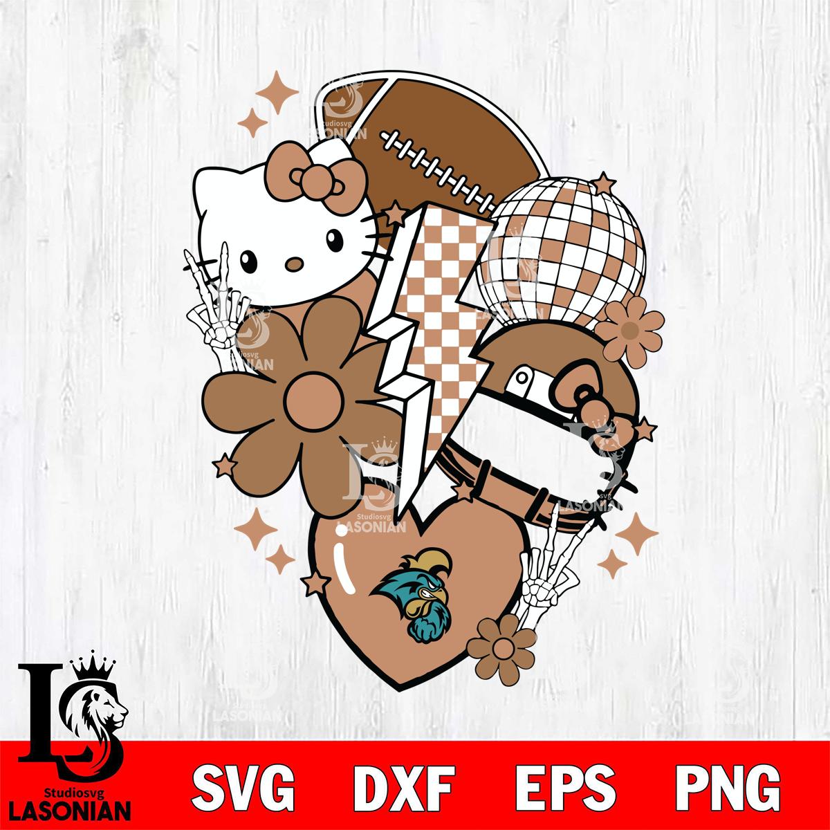 Coastal Carolina Chanticleers Hello Kitty NCAA 2 – lasoniansvg