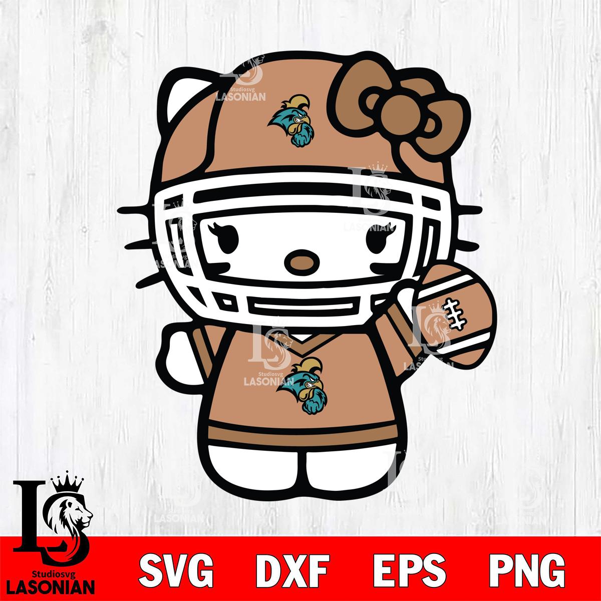 Coastal Carolina Chanticleers Hello Kitty sport 6 – lasoniansvg