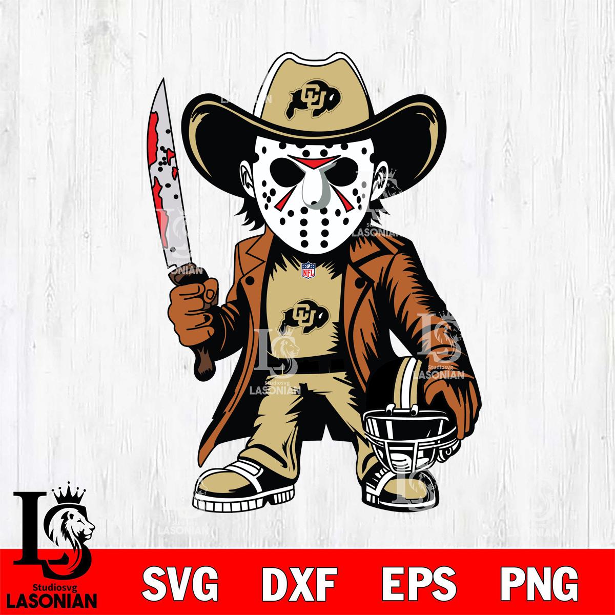 Colorado Buffaloes Jason Voorhees Horror – lasoniansvg