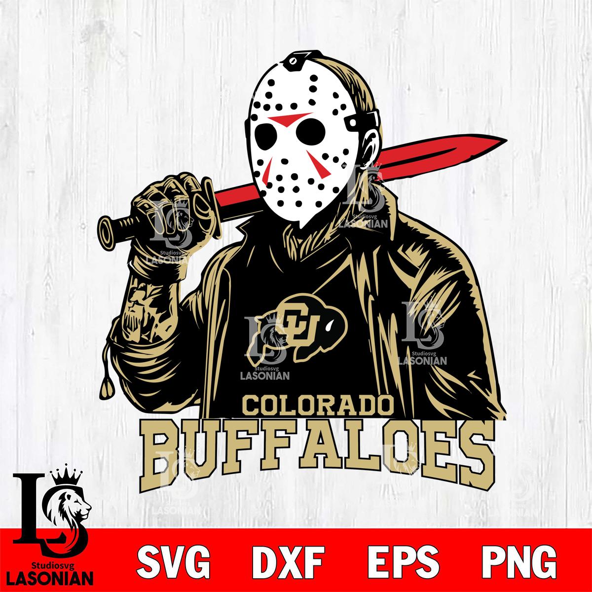 Colorado Buffaloes Jason Voorhees Horror 12 – lasoniansvg