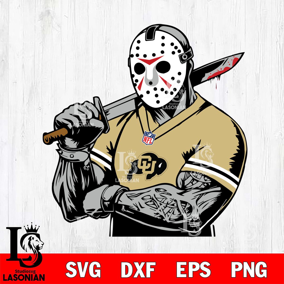 Colorado Buffaloes Jason Voorhees Horror 6 – lasoniansvg