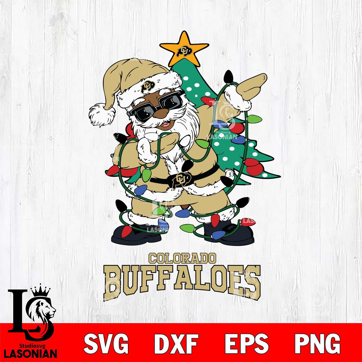 Colorado Buffaloes Santa Claus Ugly Christmas – lasoniansvg