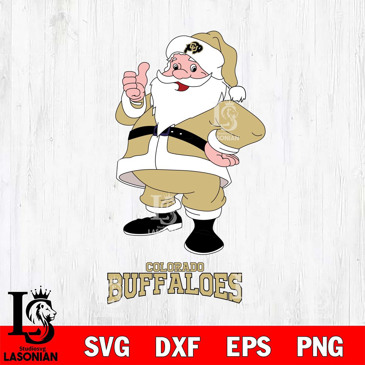 Colorado Buffaloes Santa claus – lasoniansvg
