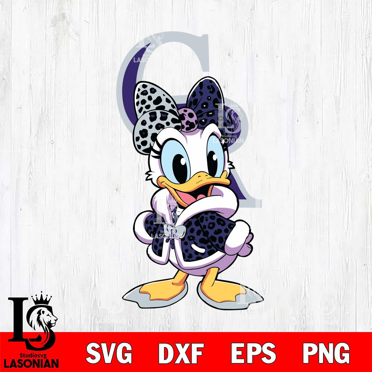 Colorado Rockies Fancy Daisy Duck Disney – lasoniansvg