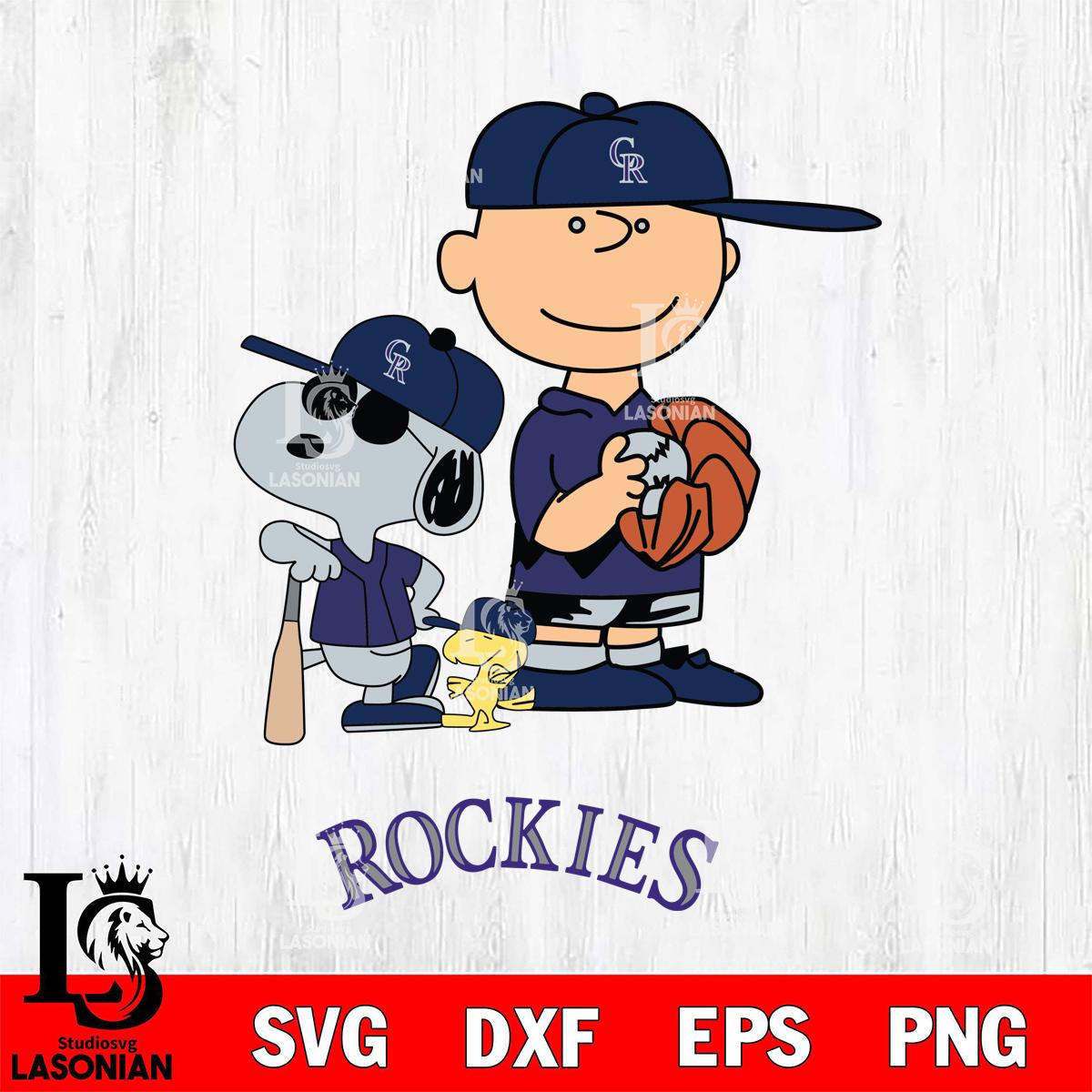Colorado Rockies Peanuts baseball – lasoniansvg