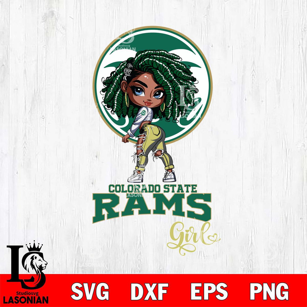Colorado State Rams Fan Girl – lasoniansvg