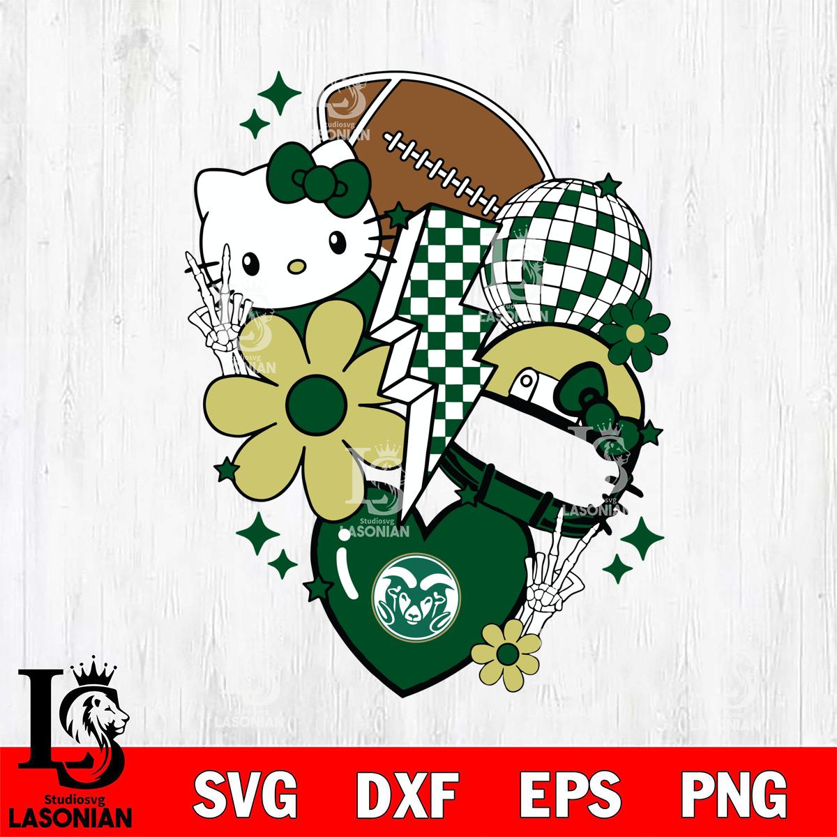Colorado State Rams Hello Kitty NCAA 2 – lasoniansvg