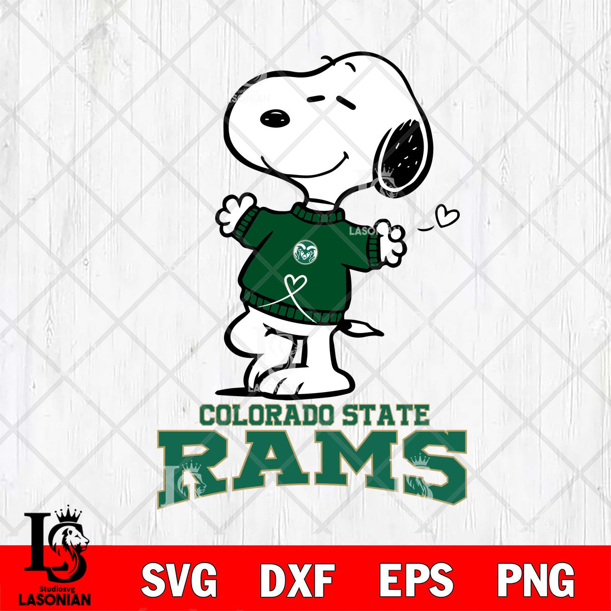 Colorado State Rams snoopy cartoon illustration File cut , Criucut ...