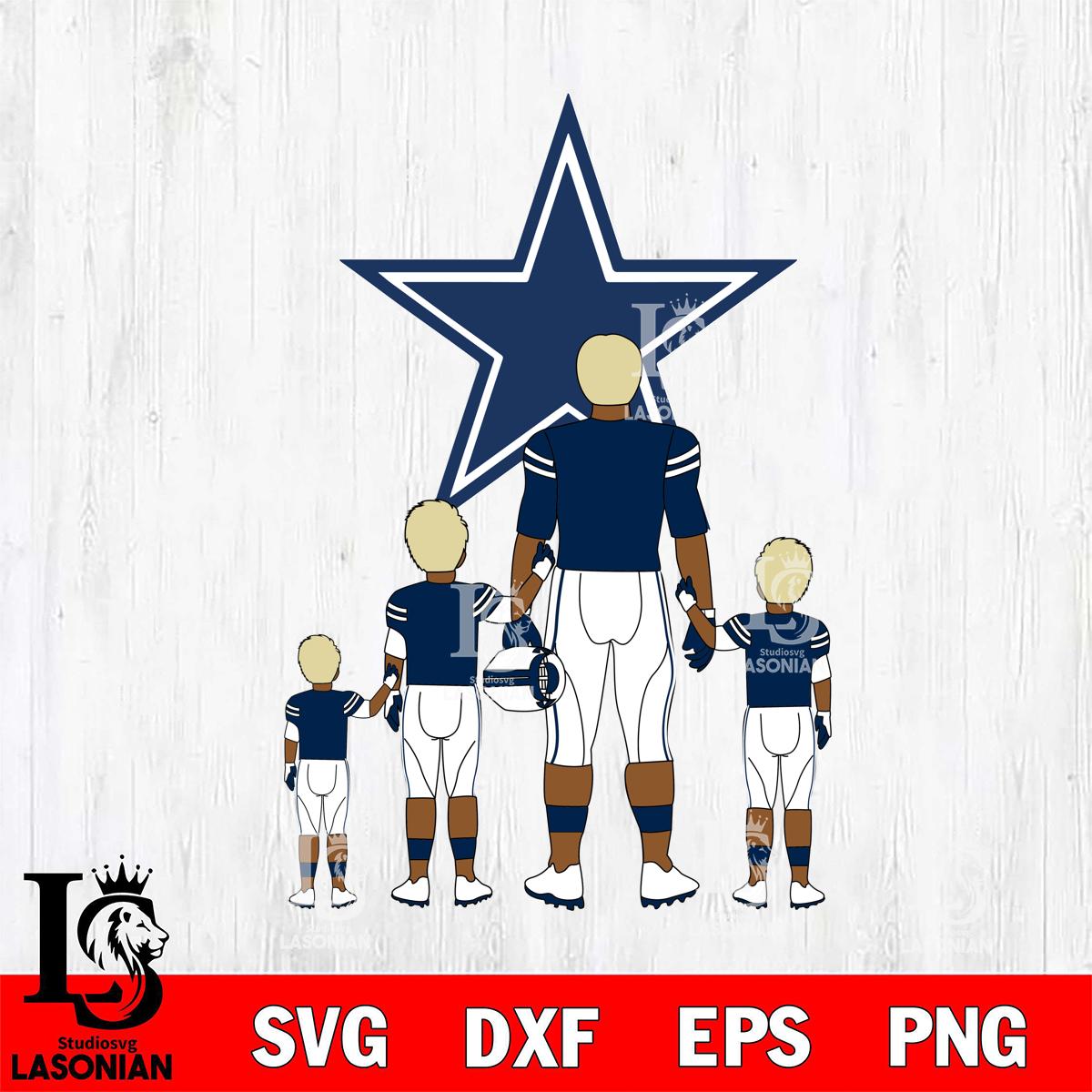 Dallas Cowboys Best Dad Ever , father day , DAD NFL – lasoniansvg