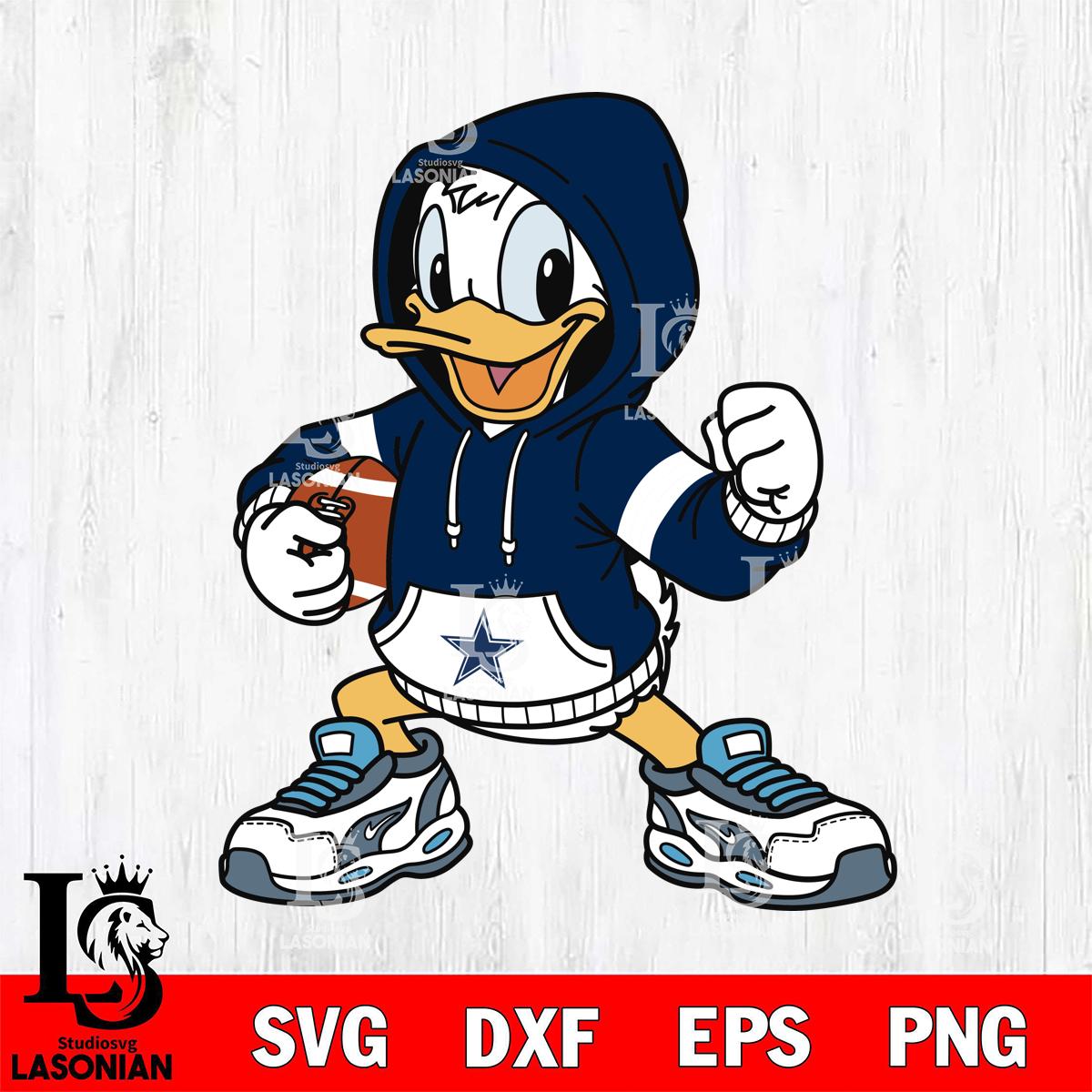 Dallas Cowboys Donald Duck Disney Christmas – lasoniansvg