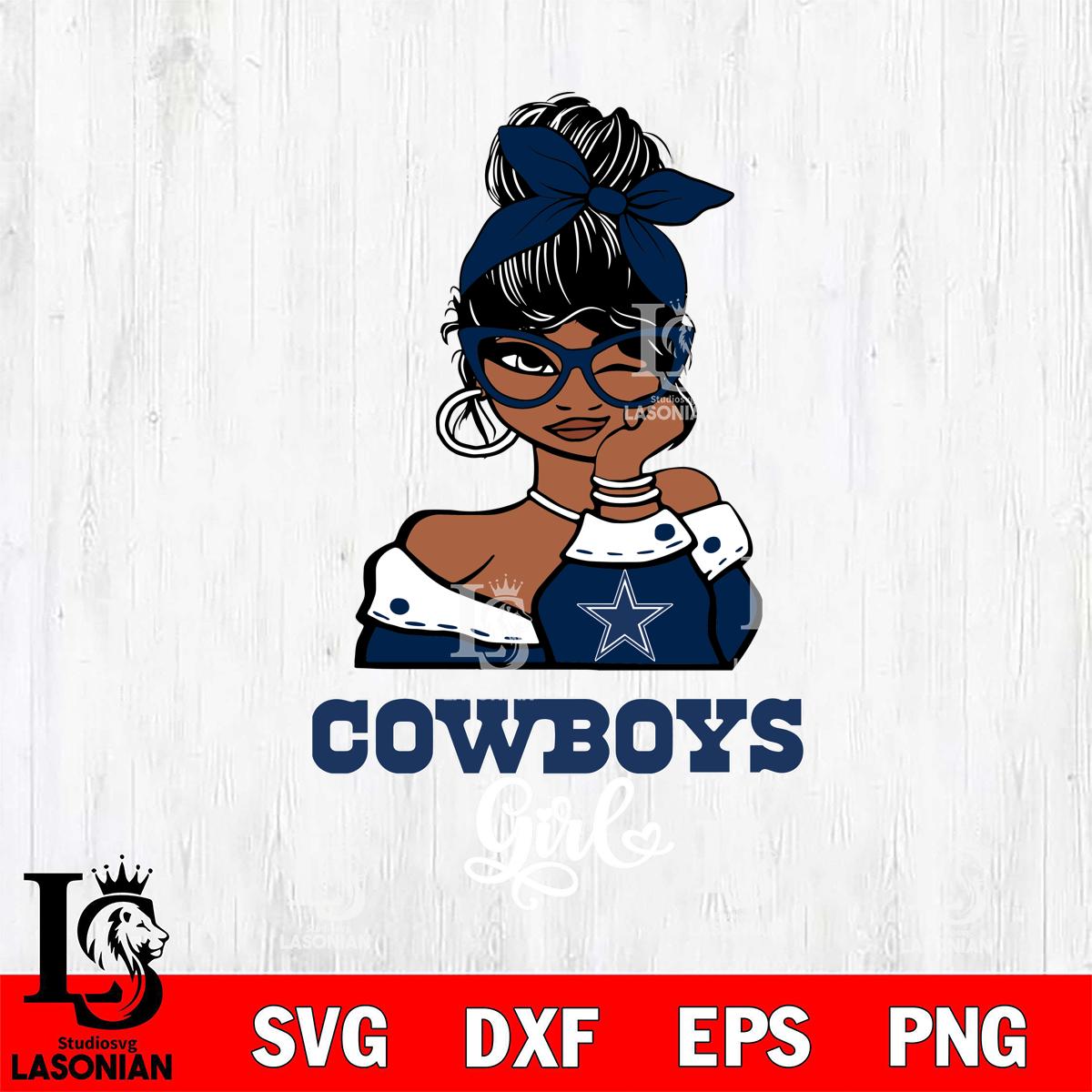 Dallas Cowboys Fan Girl – lasoniansvg