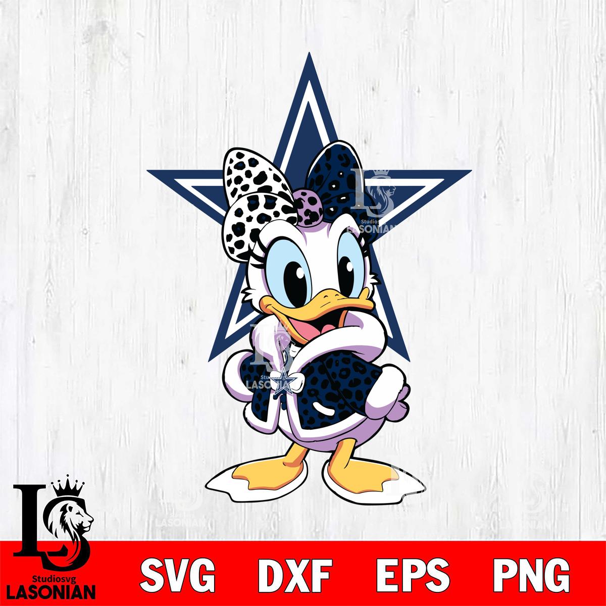 Dallas Cowboys Fancy Daisy Duck Disney – lasoniansvg
