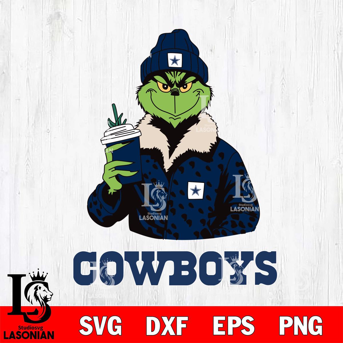 Dallas Cowboys Grinch Christmas – lasoniansvg