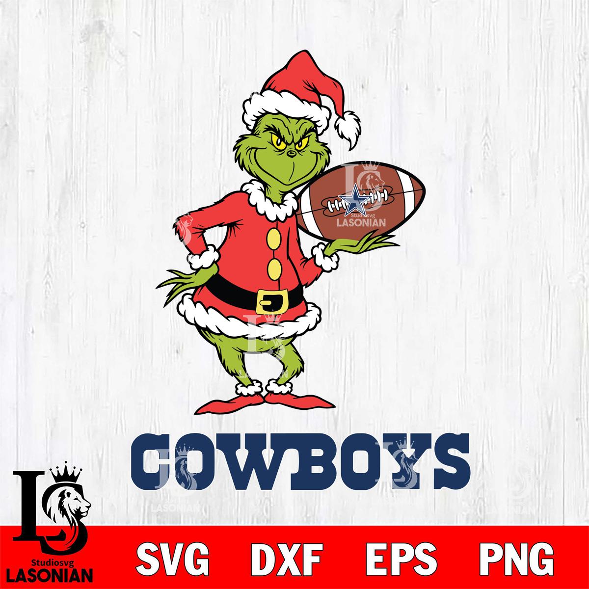 Dallas Cowboys Grinch Christmas – lasoniansvg