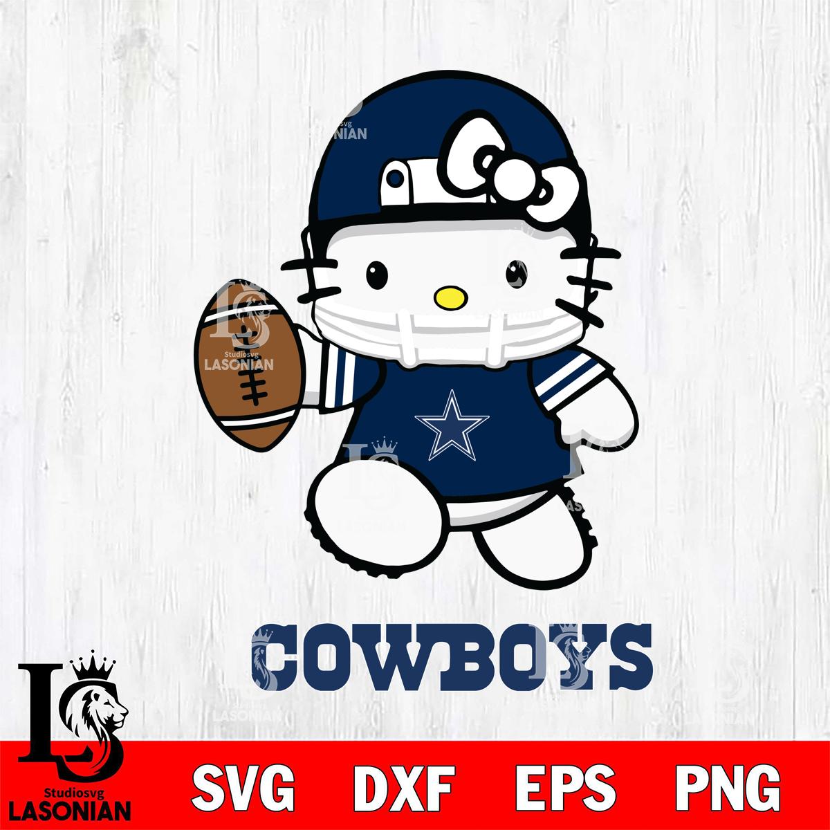 Dallas Cowboys Hello Kitty Nfl 4 – lasoniansvg