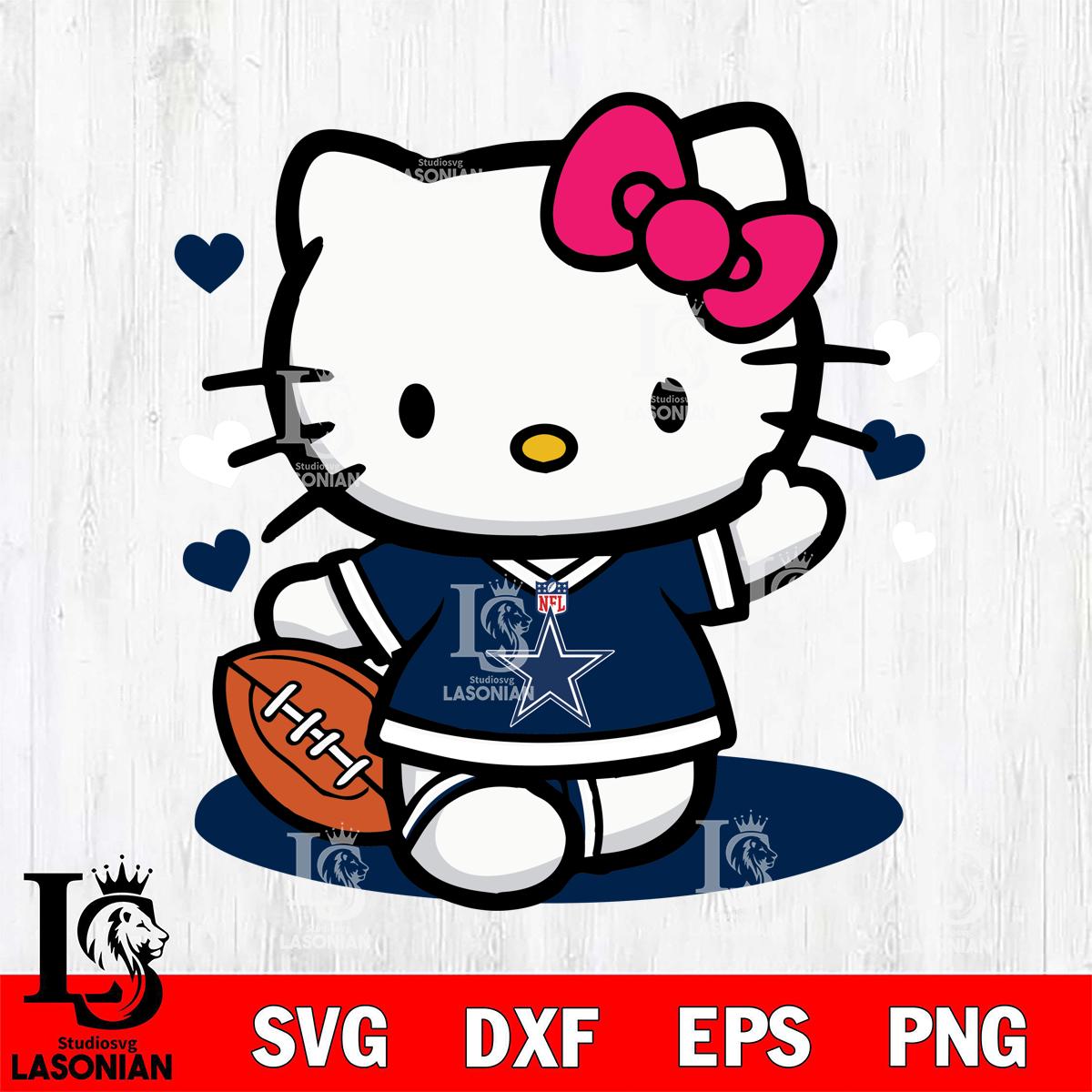 Dallas Cowboys Hello Kitty sport 10 – lasoniansvg