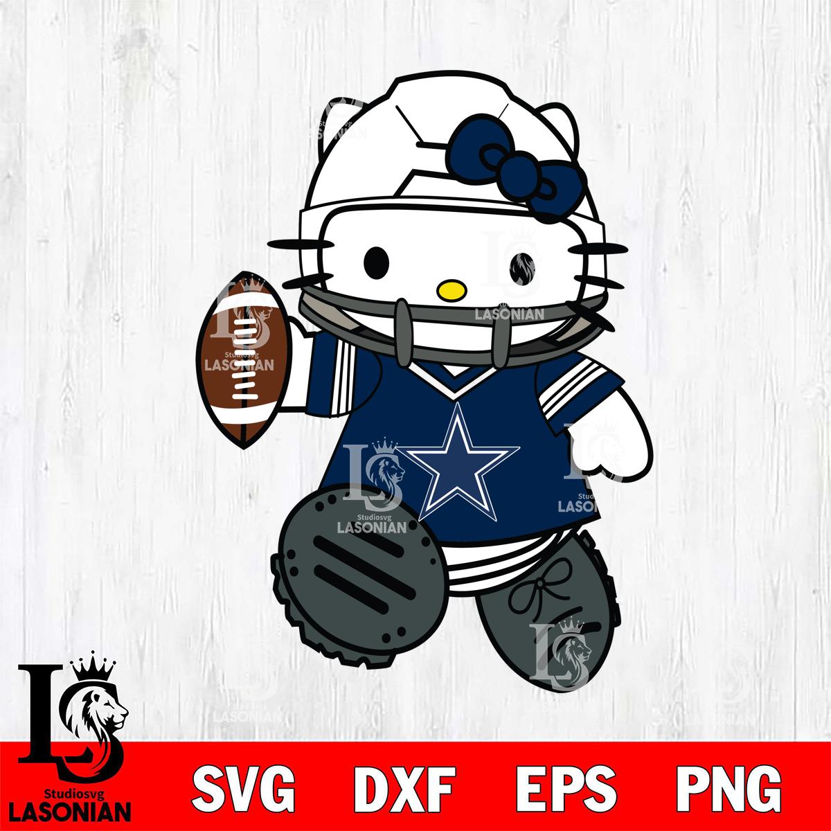 Dallas Cowboys Hello Kitty sport – lasoniansvg