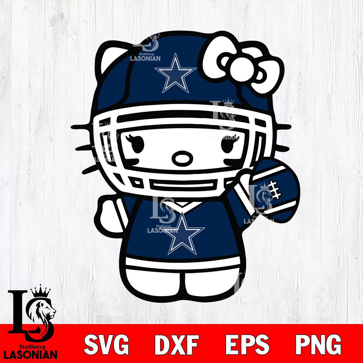 Dallas Cowboys Hello Kitty sport 6 – lasoniansvg