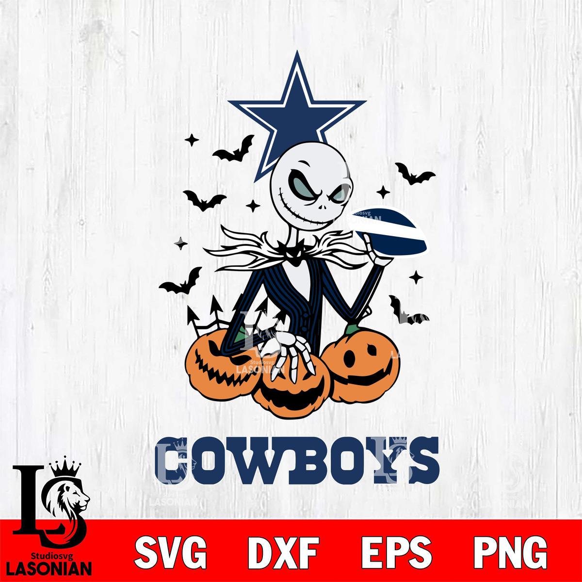 Dallas Cowboys Jack Skellington 2 halloween – lasoniansvg