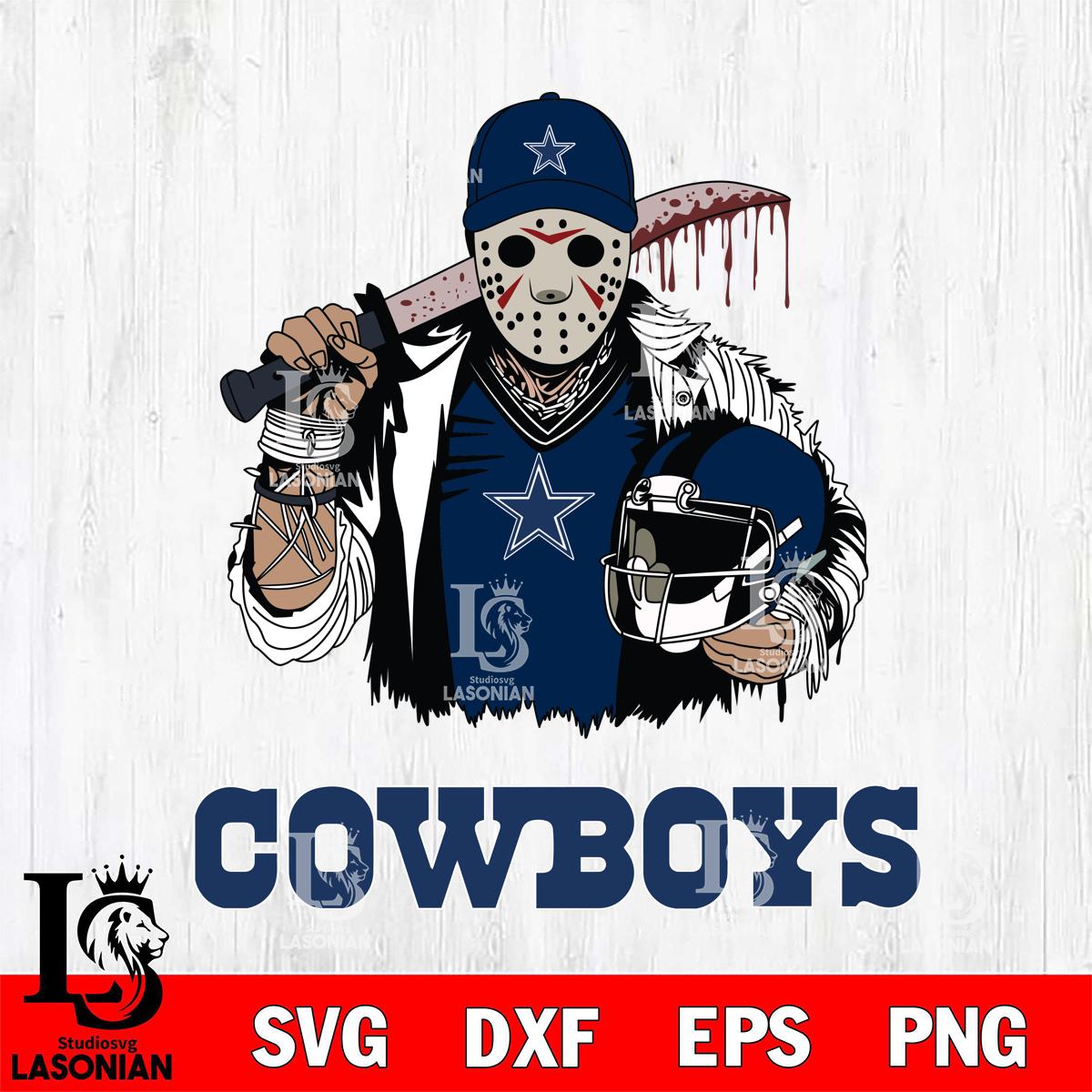 Dallas Cowboys Jason Voorhees 2 – lasoniansvg