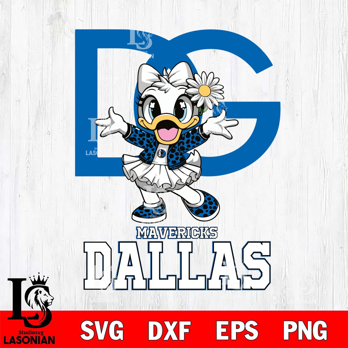 Dallas Mavericks Dolce And Gabbana Daisy Duck Disney – lasoniansvg