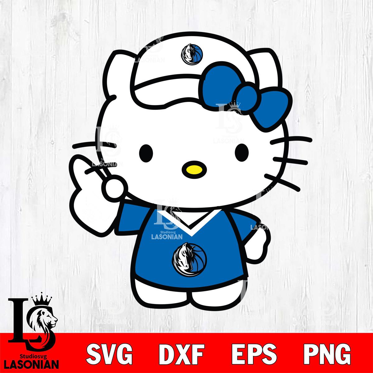 Dallas Mavericks Hello Kitty basketball 2 – lasoniansvg