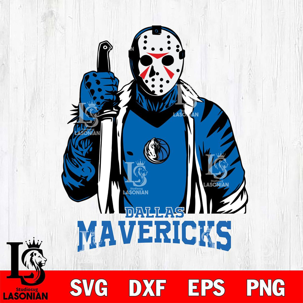 Dallas Mavericks Jason Voorhees Horror 3 – lasoniansvg