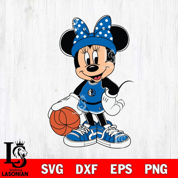 Dallas Mavericks Mickey Minne Nba – lasoniansvg