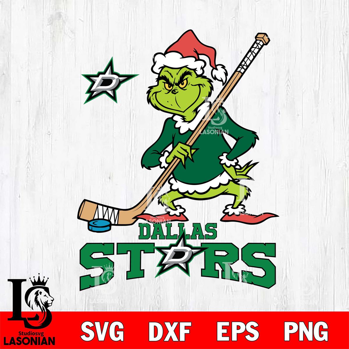 Dallas Stars Grinch Hockey Sport – lasoniansvg