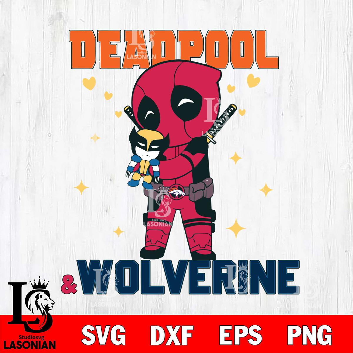 Denver Broncos Deadpool 5 Sport – lasoniansvg