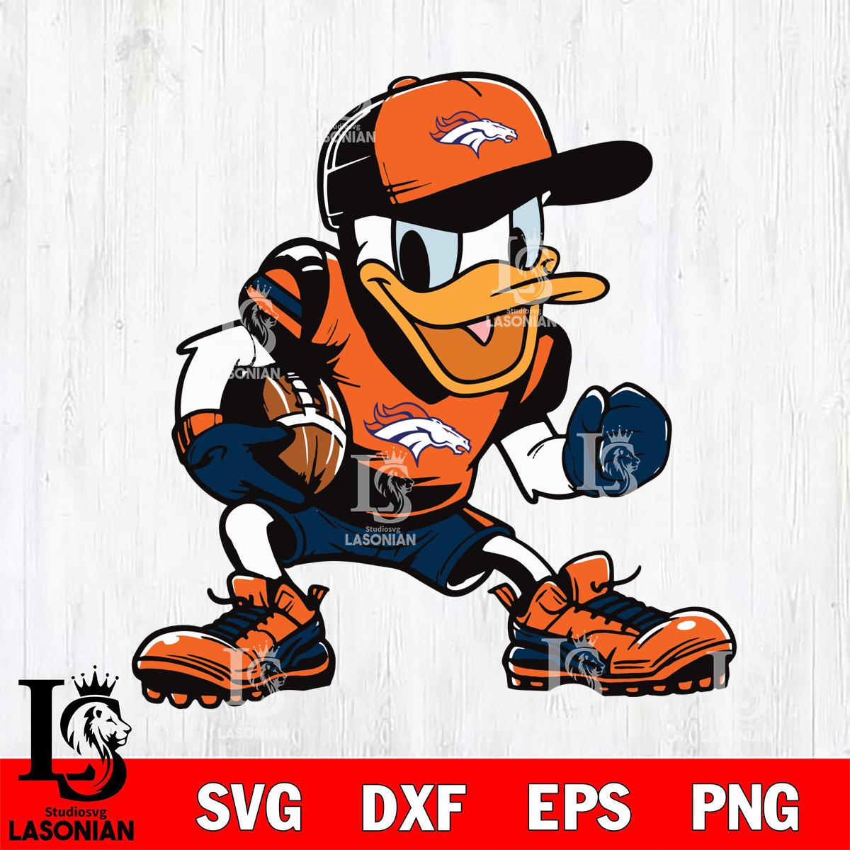 Denver Broncos Donal Duck – lasoniansvg