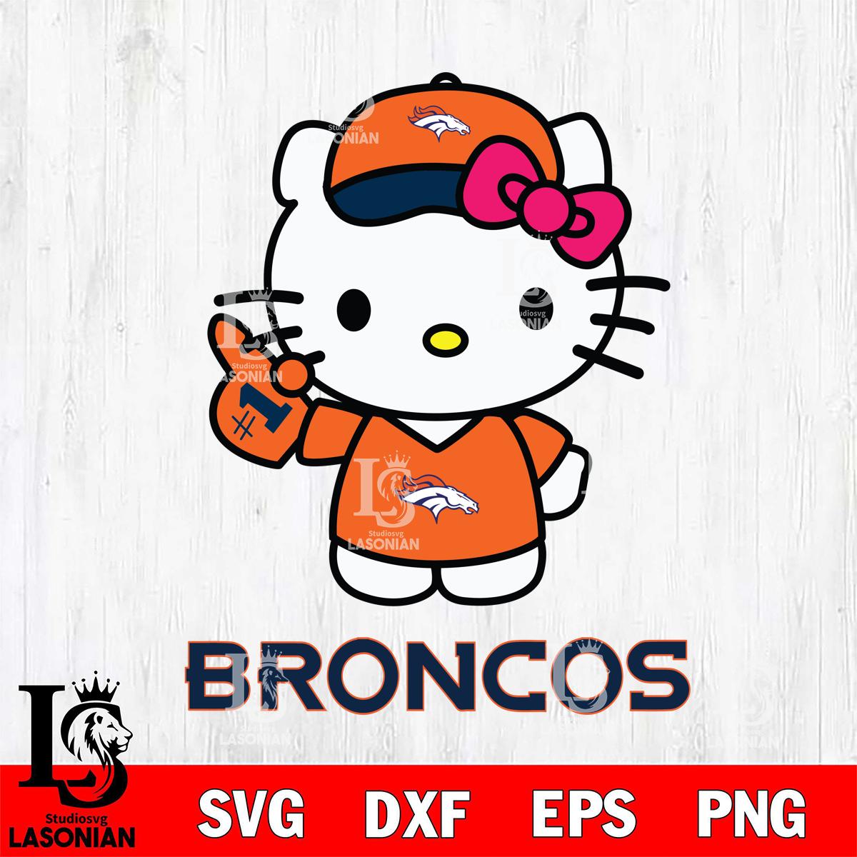 Denver Broncos Hello Kitty Best Fan – lasoniansvg