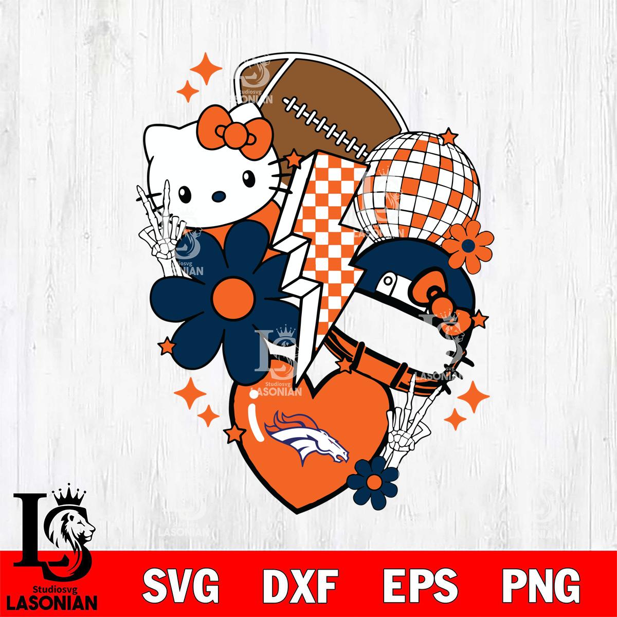 Denver Broncos Hello Kitty Nfl 2 – lasoniansvg