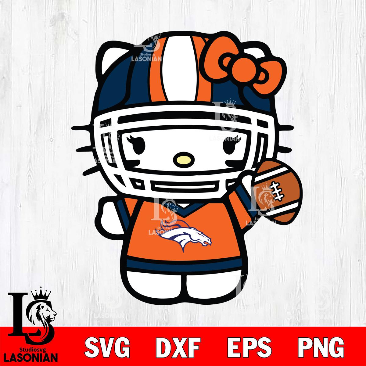 Denver Broncos Hello Kitty sport 9 – lasoniansvg